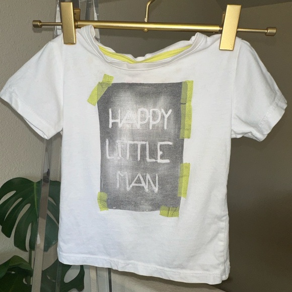 Zara | Shirts & Tops | Zara Happy Little Man Tshirt | Poshmark